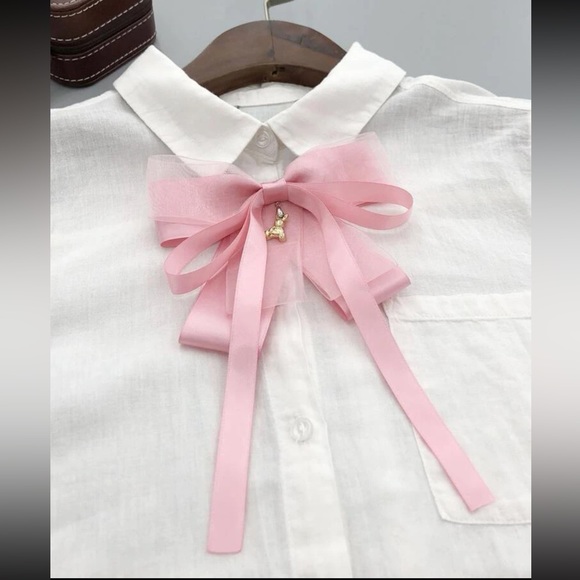 Kathrono | Accessories | Awesome Rhinestone Layered Ribbon Metallic ...